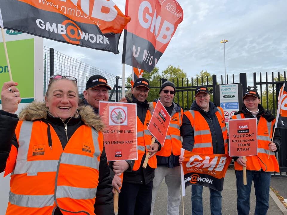 GMB WIN: Pay justice for Nottingham tram workers | GMB Union