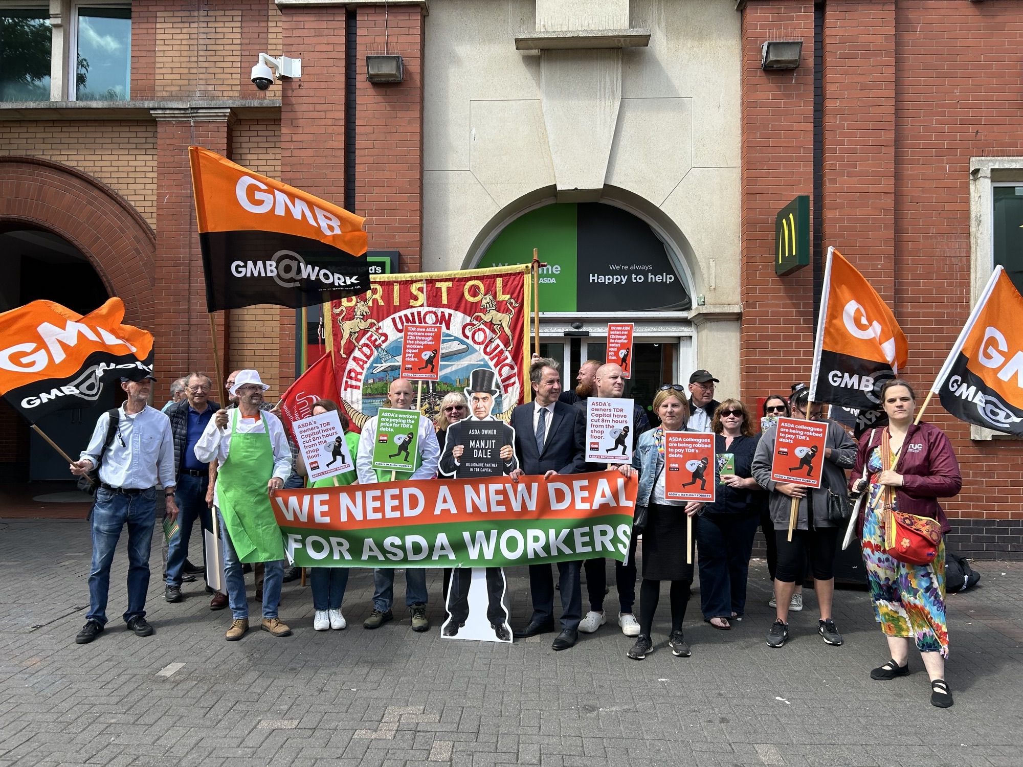 Bristol Asda workers protest over asset stripping | GMB Union